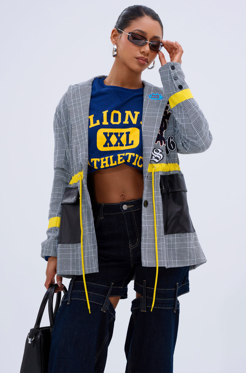 BE ABOUT IT PATCH BLAZER – AKIRA