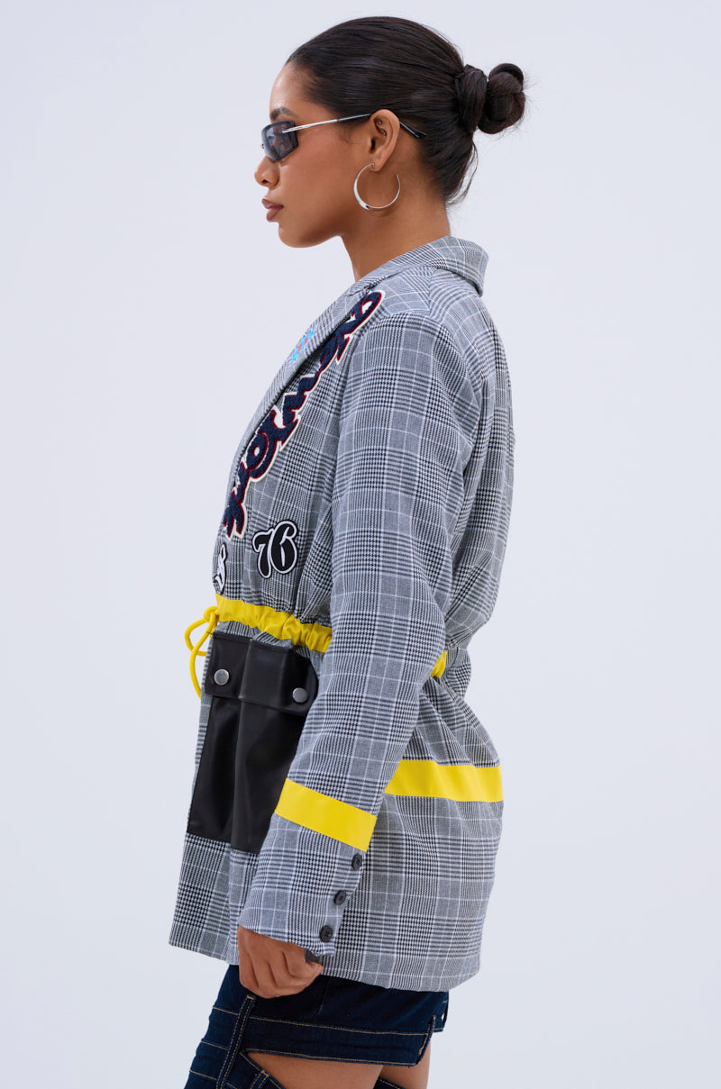 BE ABOUT IT PATCH BLAZER – AKIRA