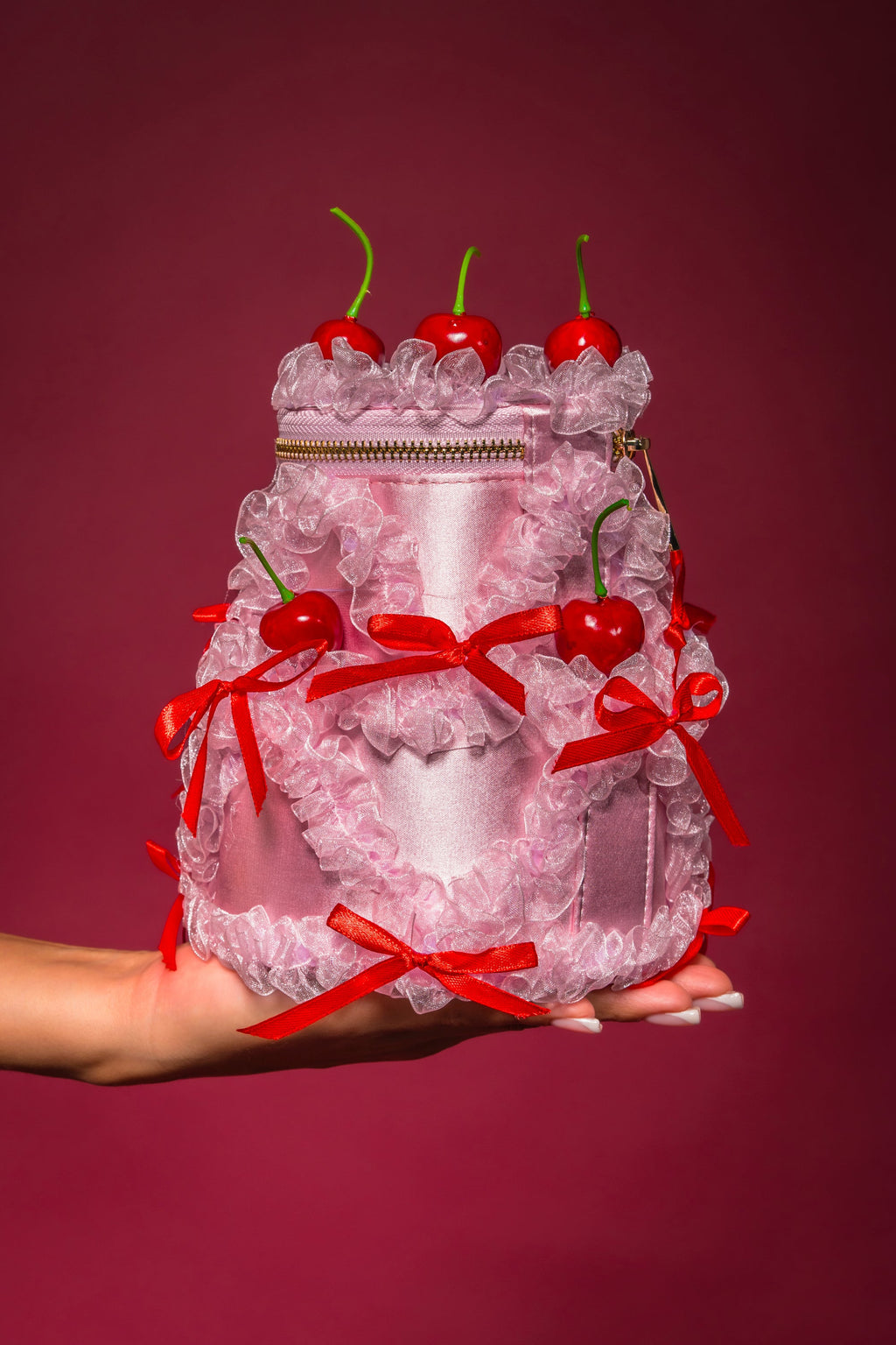 MARIE CHERRY PURSE – AKIRA