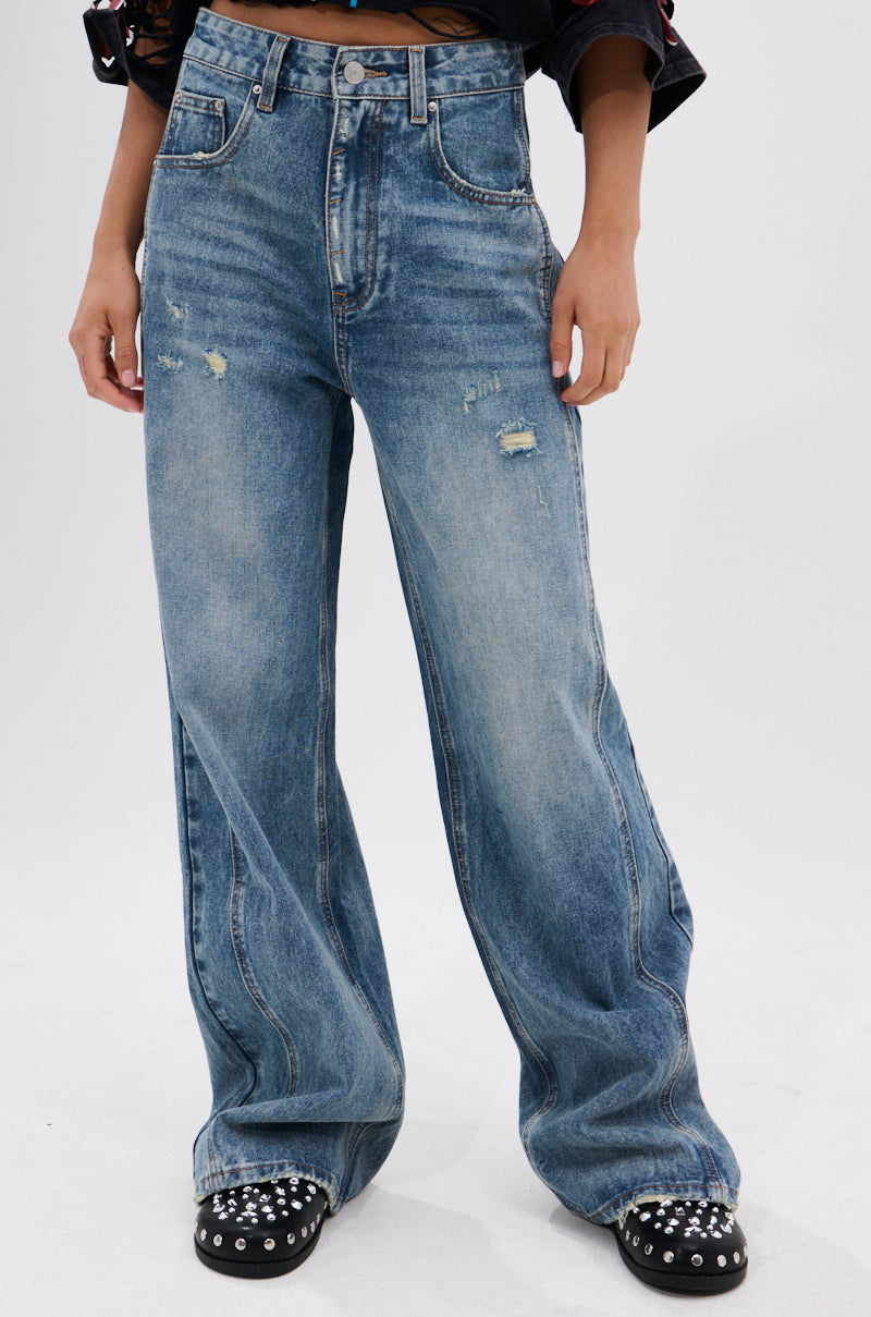 LEILA WIDE LEG JEANS – AKIRA
