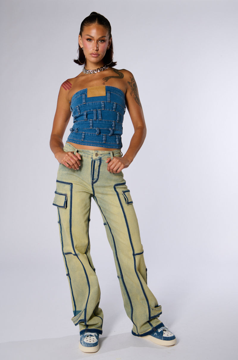 REPEAT AFTER ME DENIM PANT – AKIRA