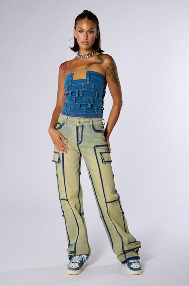 REPEAT AFTER ME DENIM PANT – AKIRA