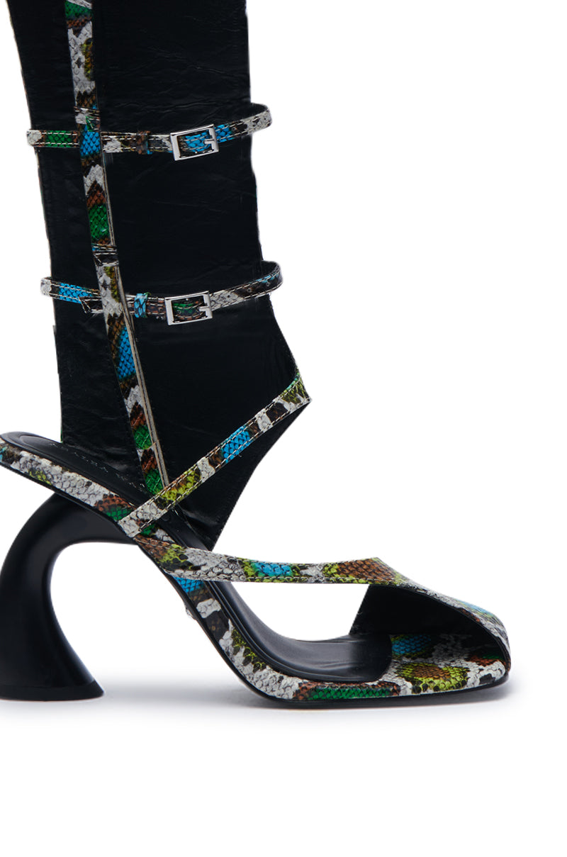 AZALEA WANG ANDRIUS SNAKE GLADIATOR SANDAL – AKIRA