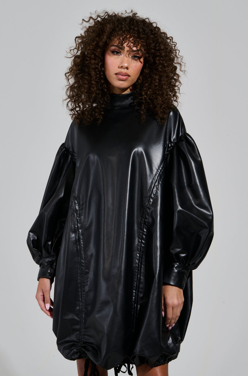 I NEED SOME SPACE PU MINI DRESS – AKIRA