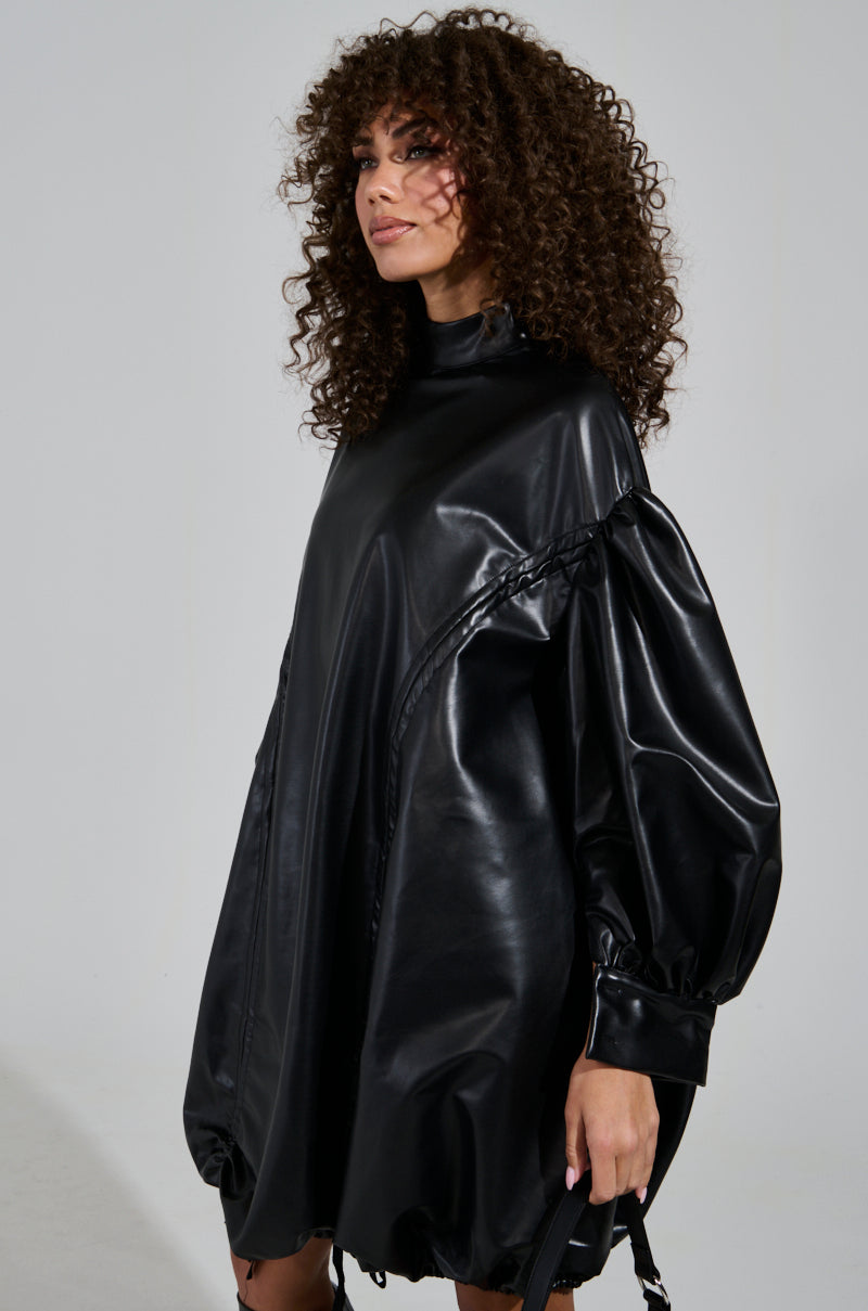 I NEED SOME SPACE PU MINI DRESS – AKIRA