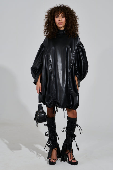 I NEED SOME SPACE PU MINI DRESS – AKIRA
