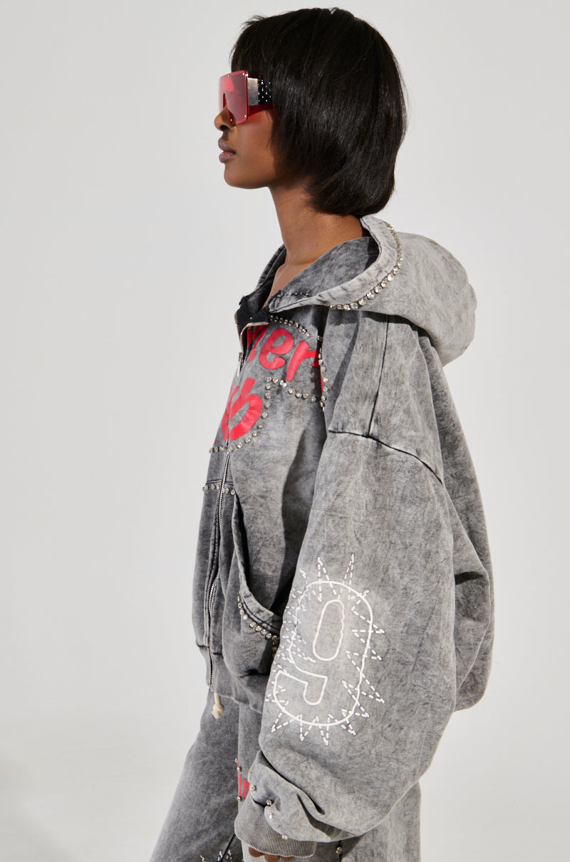 WINNERS CLUB ZIP UP SWEATSHIRT – AKIRA