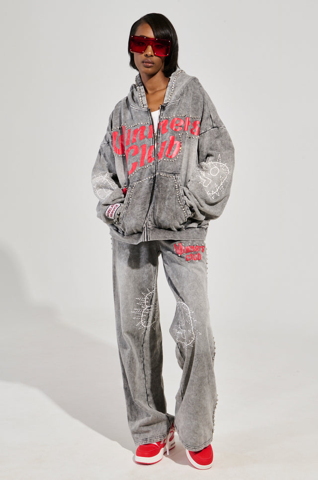 WINNERS CLUB ZIP UP SWEATSHIRT – AKIRA