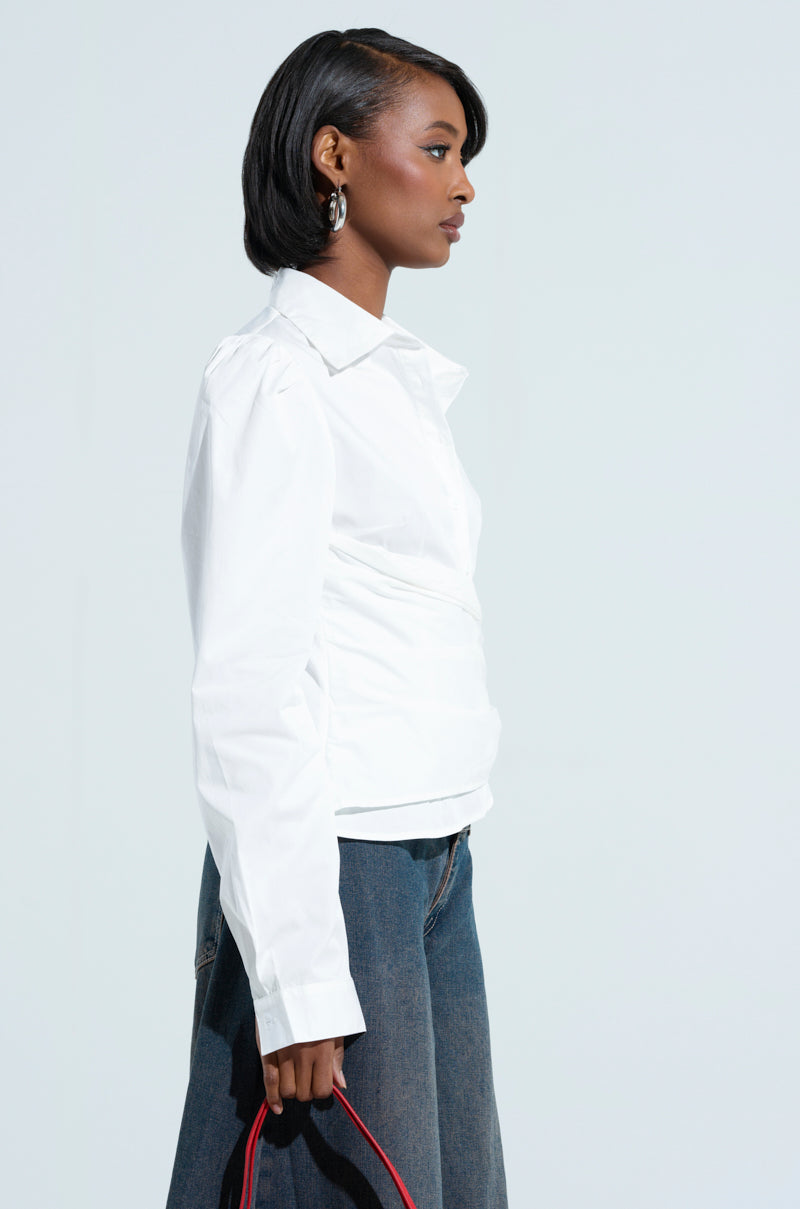 BUILT TO LAST POPLIN BUTTON DOWN SHIRT – AKIRA