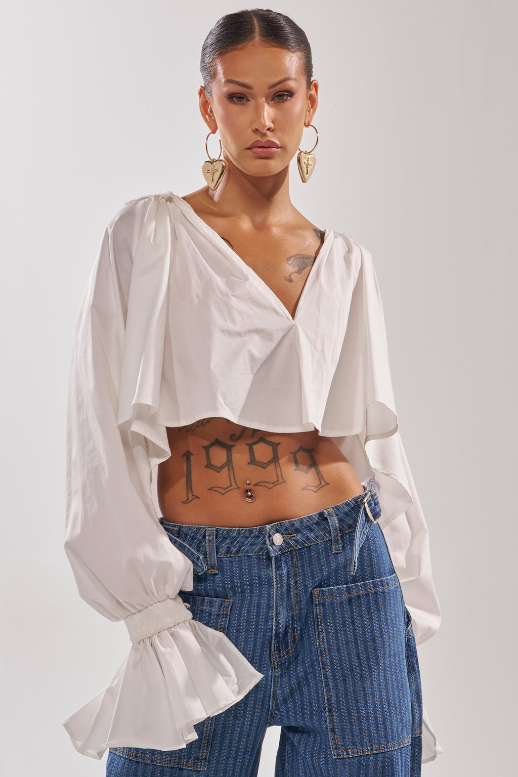 KELLY POPLIN BLOUSE – AKIRA