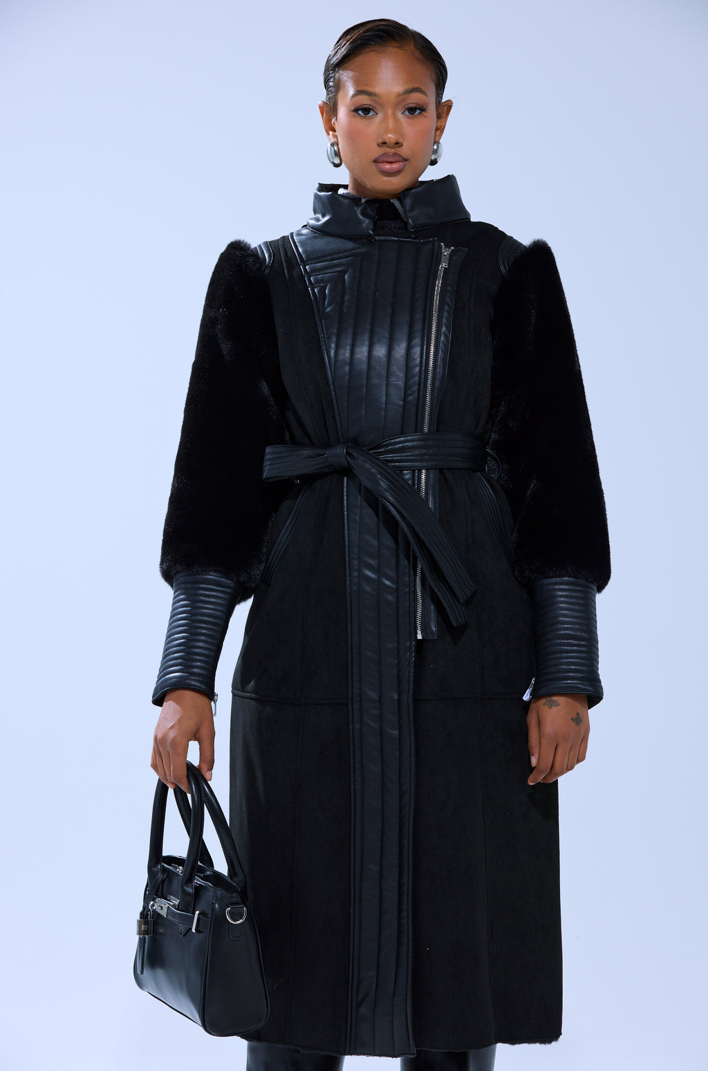 GOODIE MIXED MEDIA COAT – AKIRA