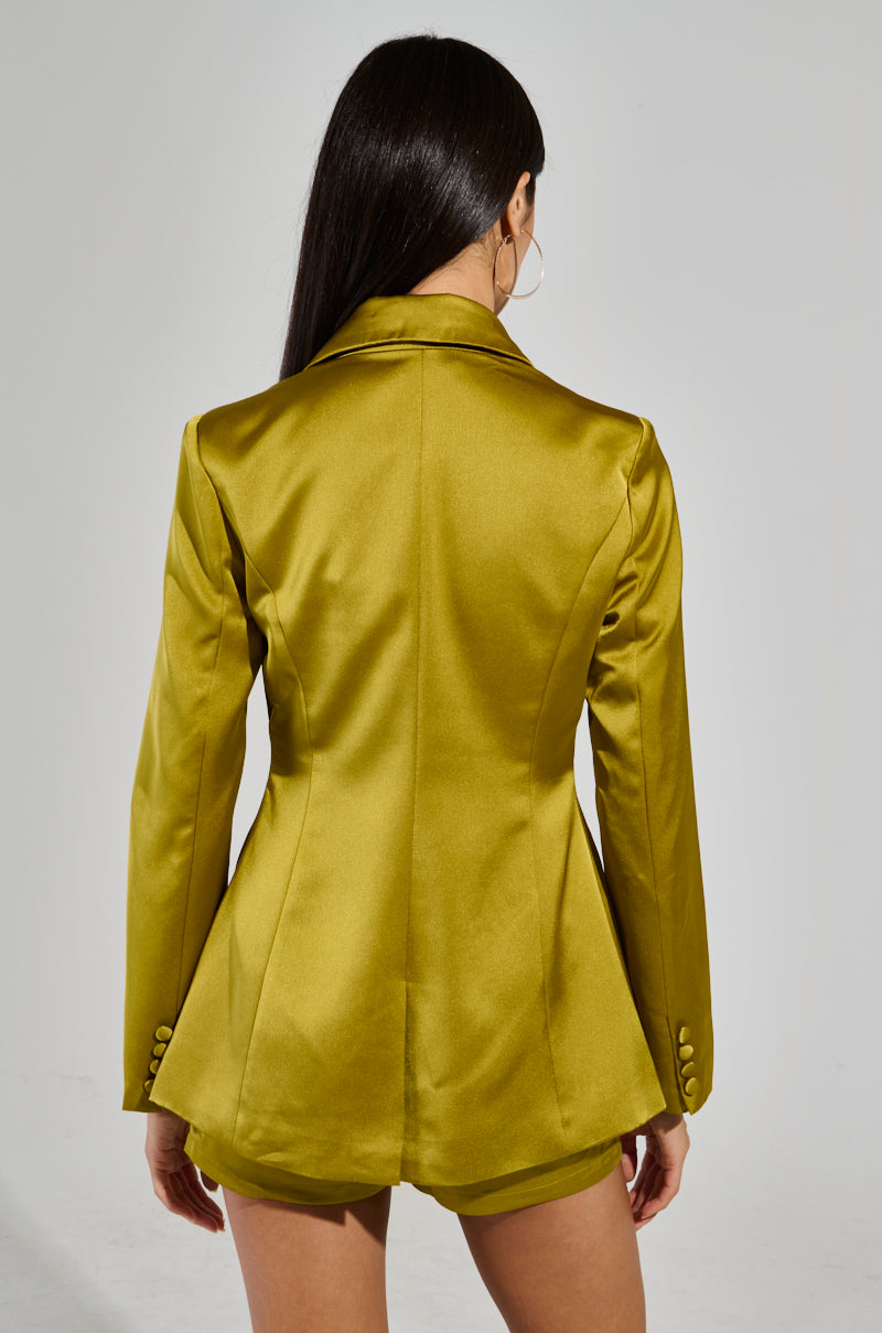 DUSK TIL DAWN SATIN BLAZER – AKIRA