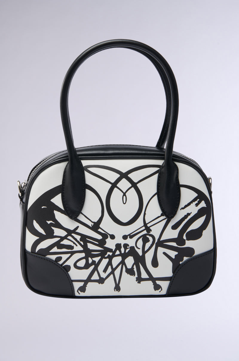 LIFE IN B&W PRINTED PURSE – AKIRA