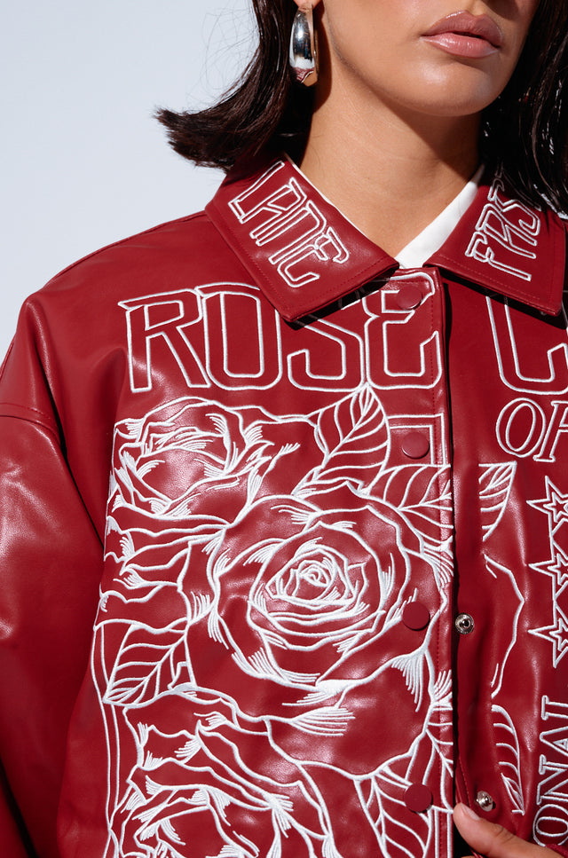 ROSE CITY EMBROIDERED BOMBER – AKIRA