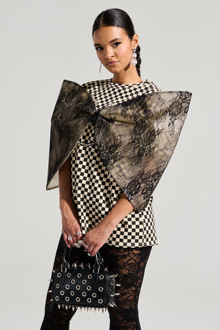 ALL THE ATTENTION DRAMATIC BOW TOP – AKIRA