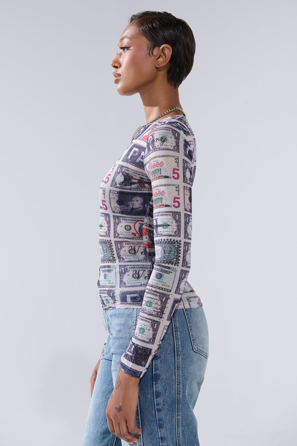 GIMME THE MONEY MESH LONG SLEEVE – AKIRA