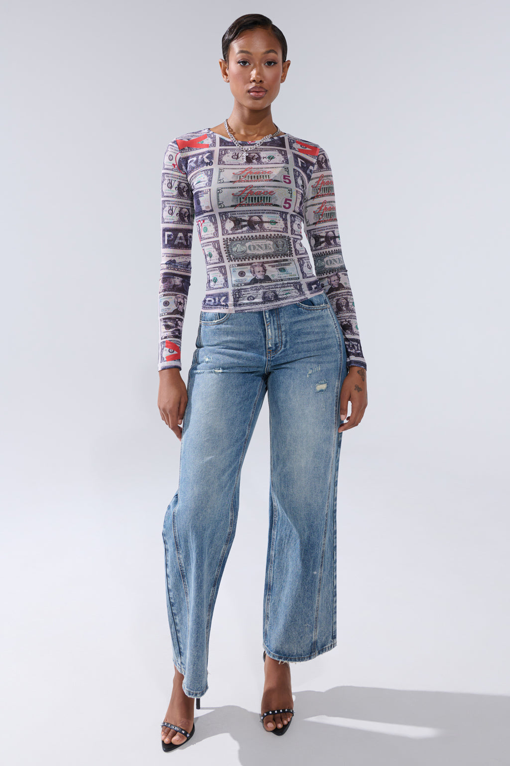 GIMME THE MONEY MESH LONG SLEEVE – AKIRA
