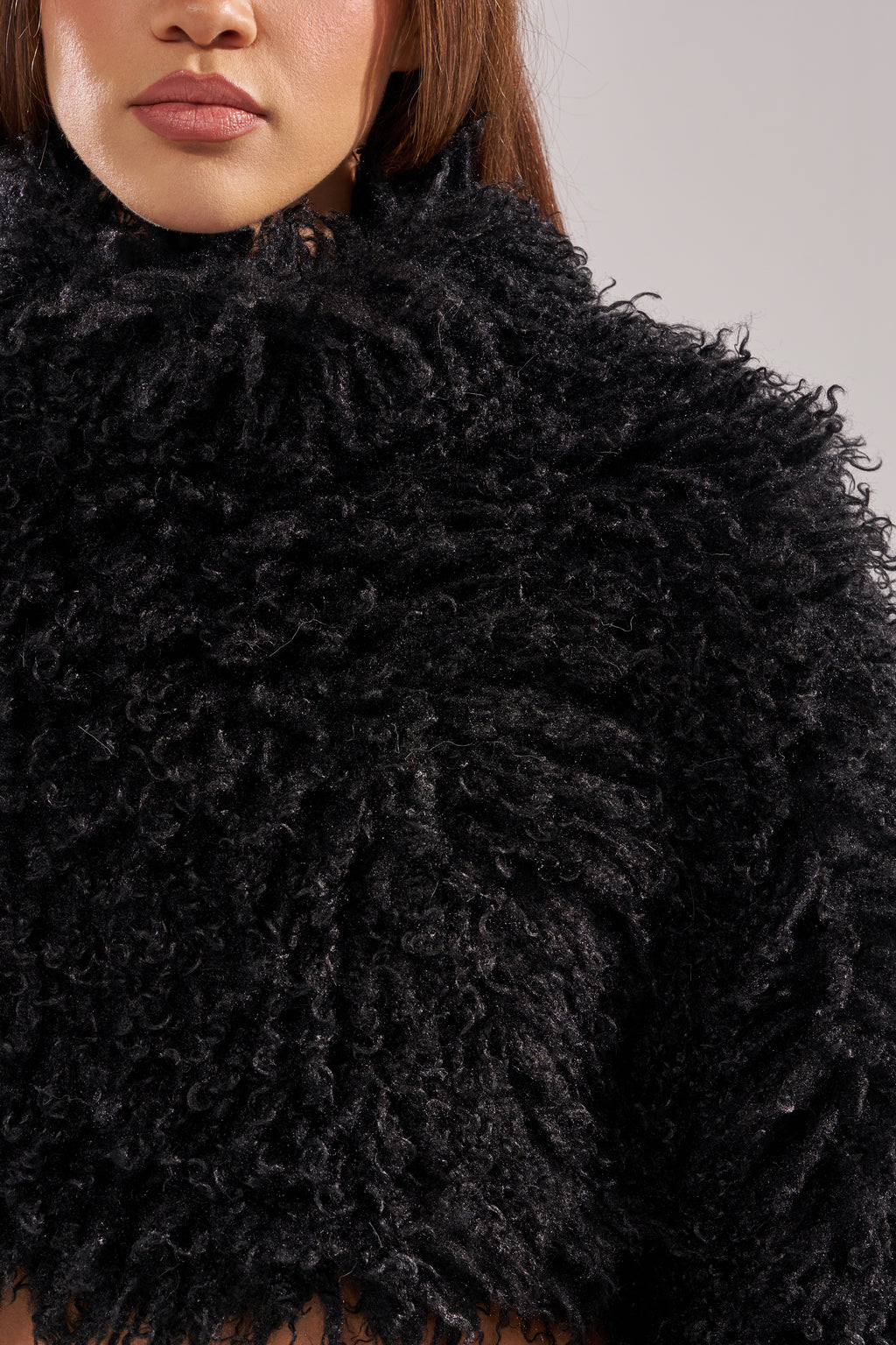 COOL GIRL ALERT FUR TOP – AKIRA