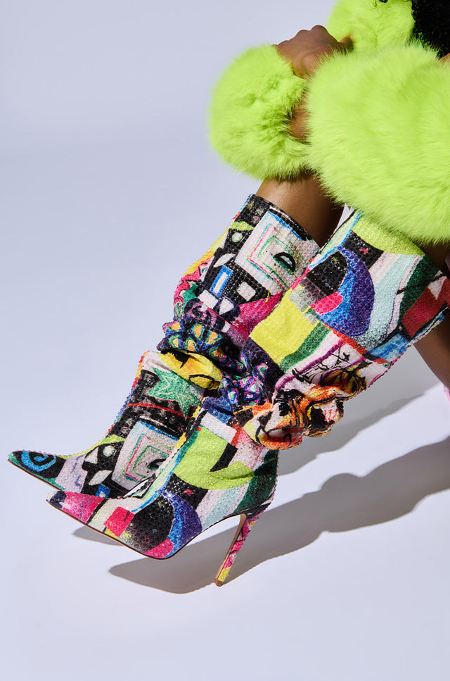 AZALEA WANG JONEL MULTI STILETTO BOOT – AKIRA