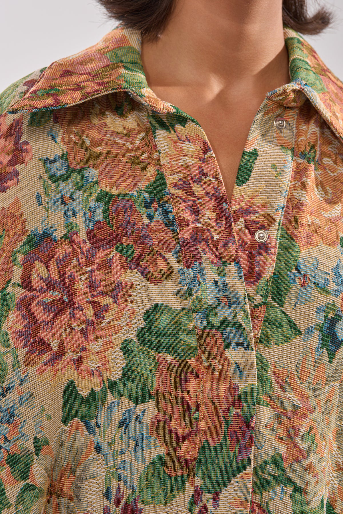 VANJA BROCADE JUMPSUIT – AKIRA