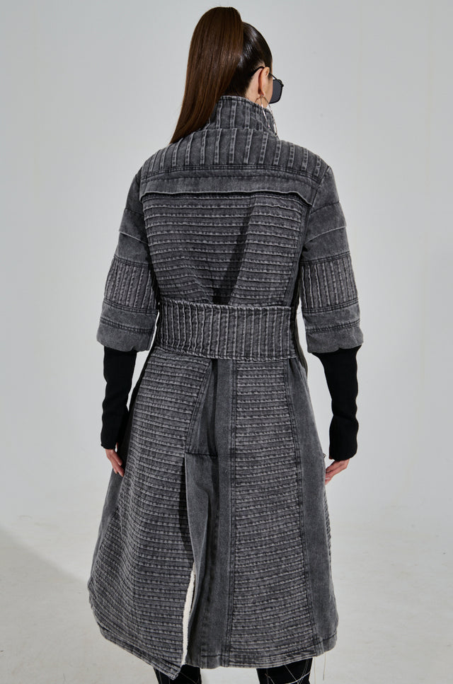 VORTEX DENIM TRENCH COAT – AKIRA