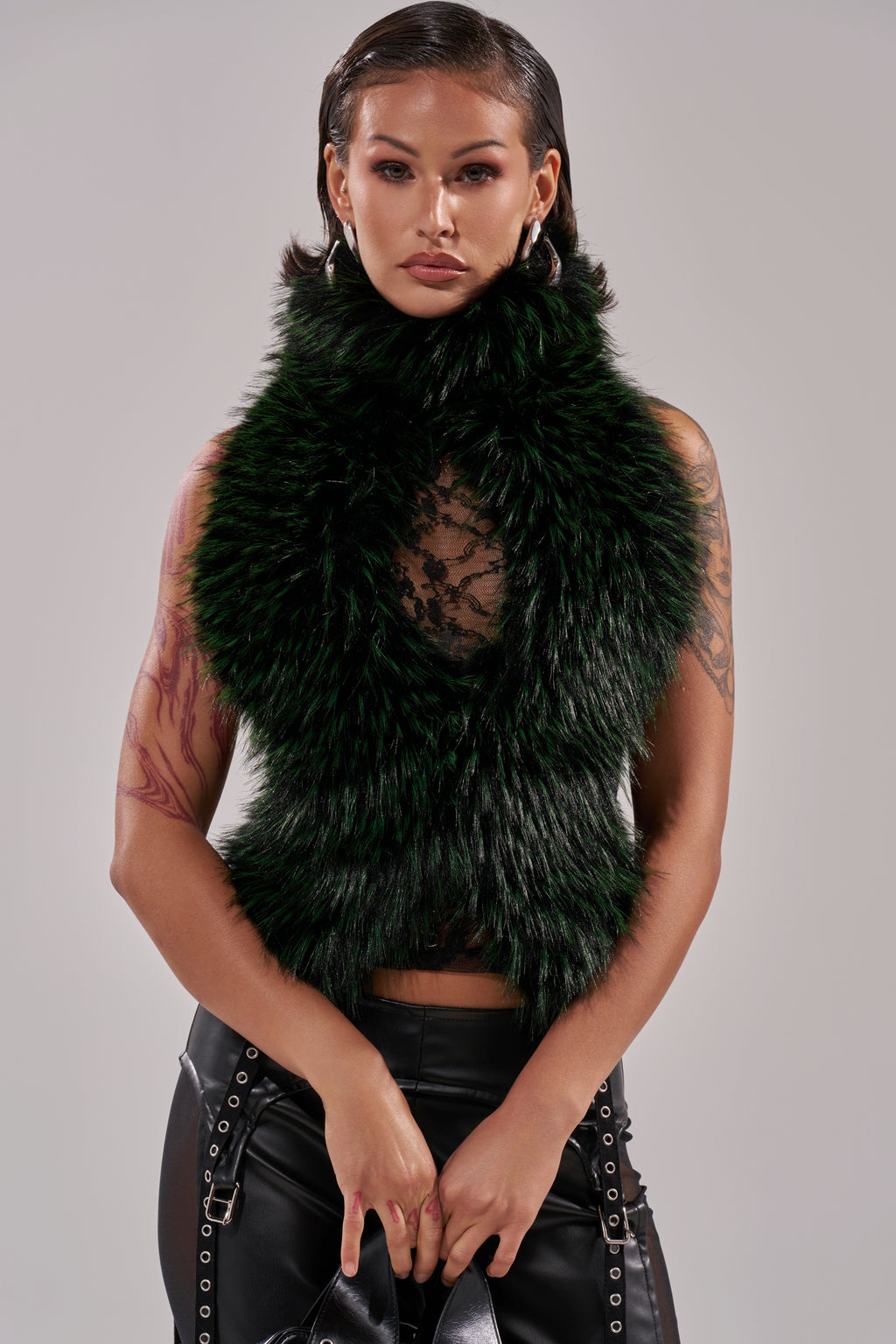 FEEL ME BABY FUR BLOUSE – AKIRA