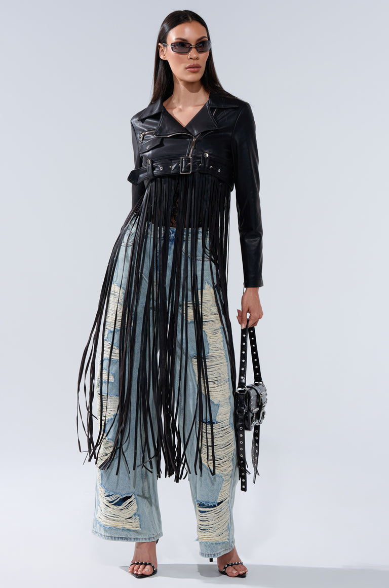 SWING MY WAY FRINGE MOTO – AKIRA