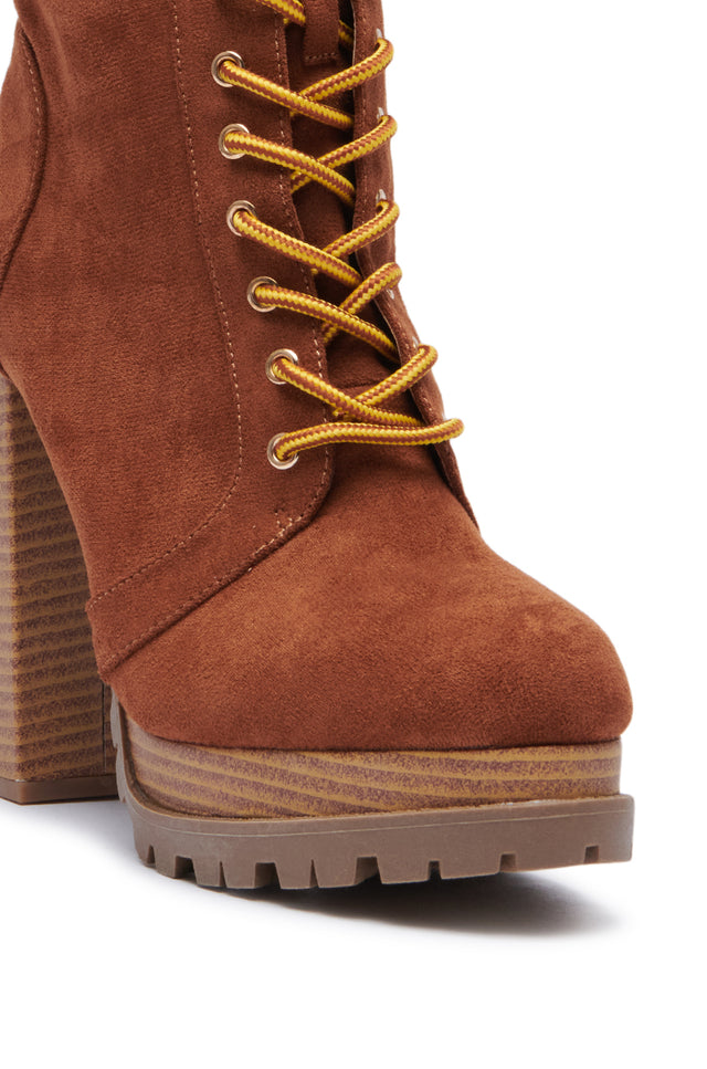 MONCLAIR SUEDE LACE BOOTIE – AKIRA