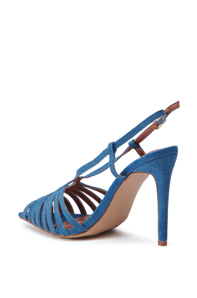 OYSTA DENIM SANDAL – AKIRA