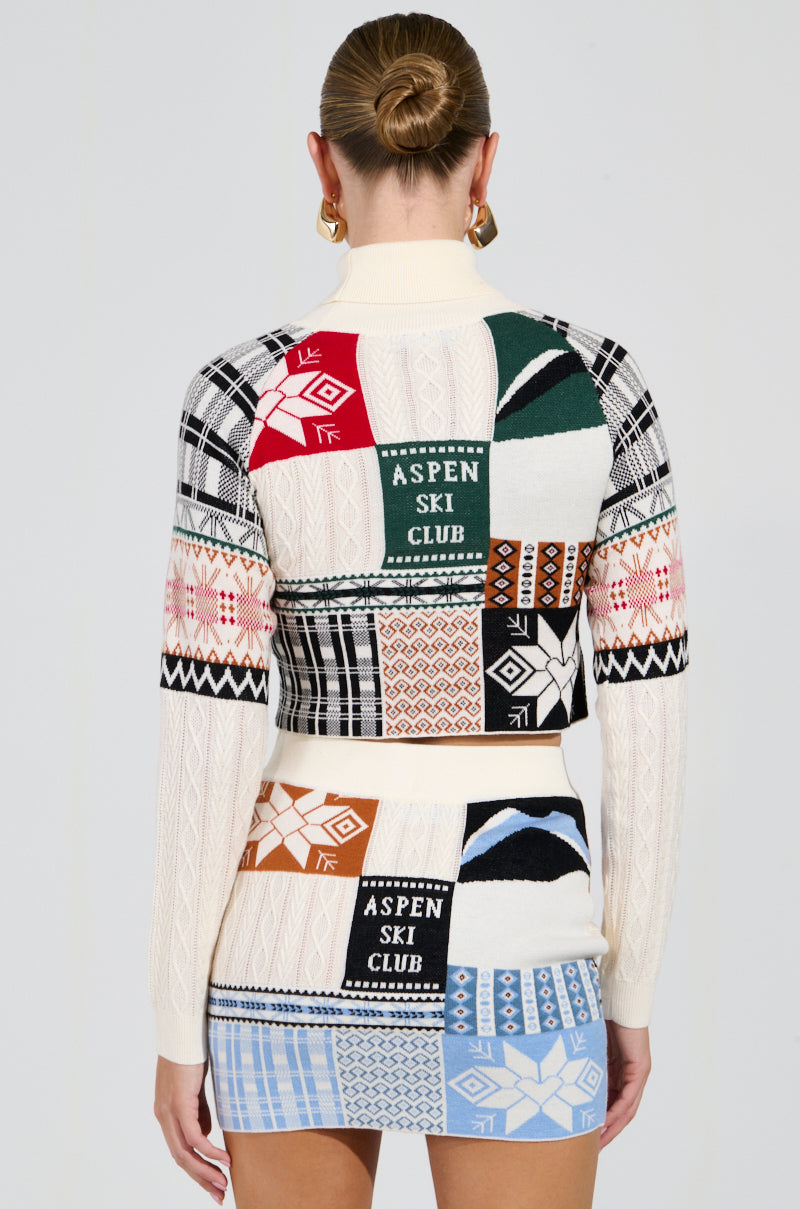 SKI CLUB CROPPED SWEATER – AKIRA