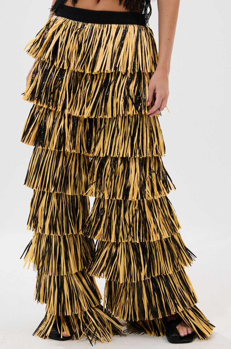 CRAZY FOR YOU STRAW PANTS – AKIRA