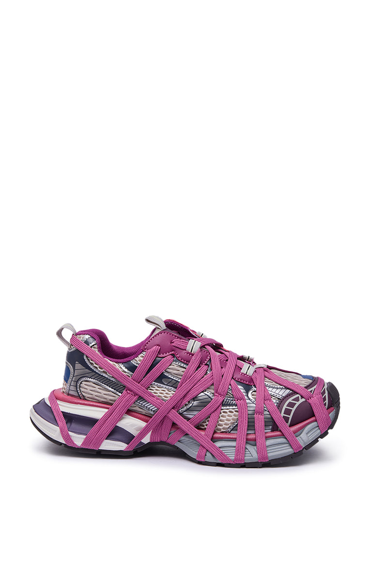 AZALEA WANG SELIE PURPLE LACE UP SNEAKER – AKIRA