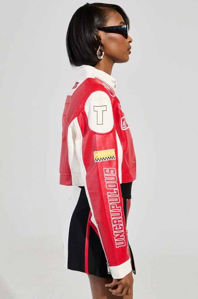 REV IT UP RACING MOTO IN RED – AKIRA