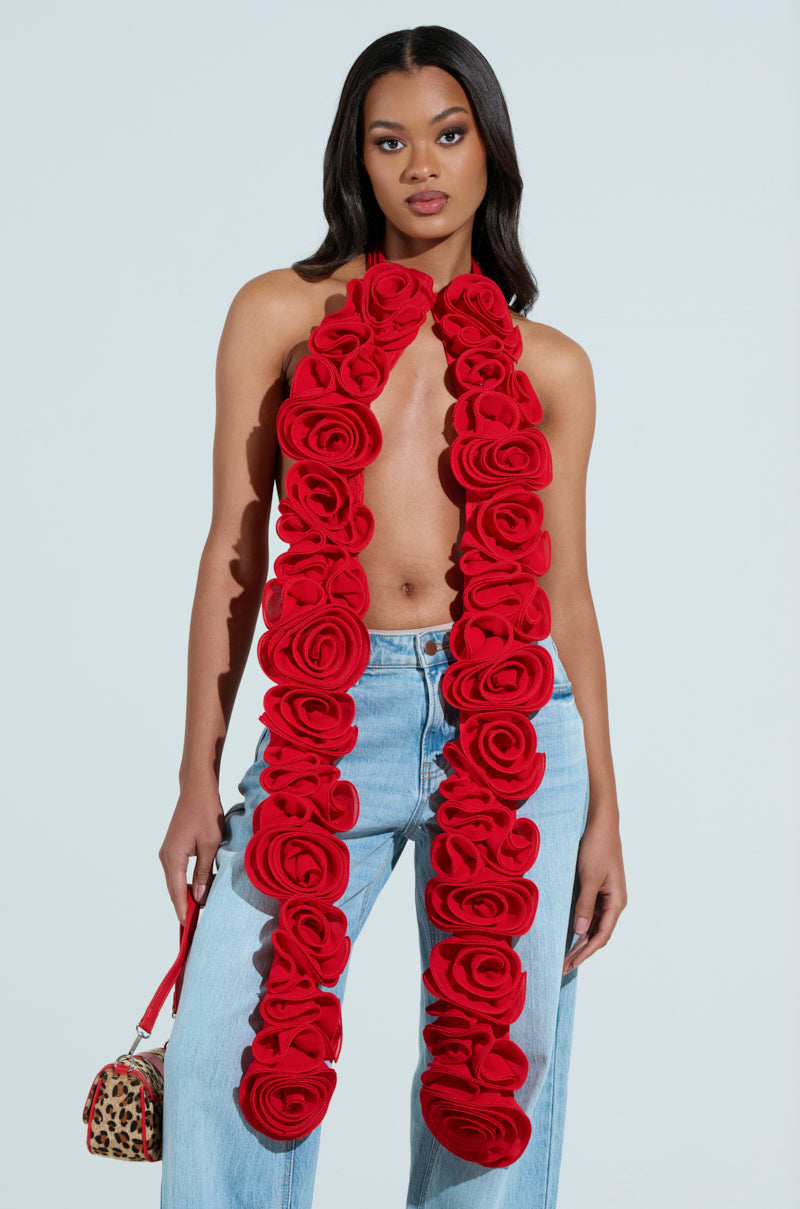 EXTREME LENGTHS ROSE NECKLACE – AKIRA