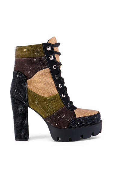 AZALEA WANG CLARET MULTI BOOTIE – AKIRA