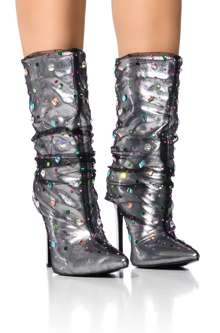 AZALEA WANG LIORA BLACK GEM BOOTIE – AKIRA
