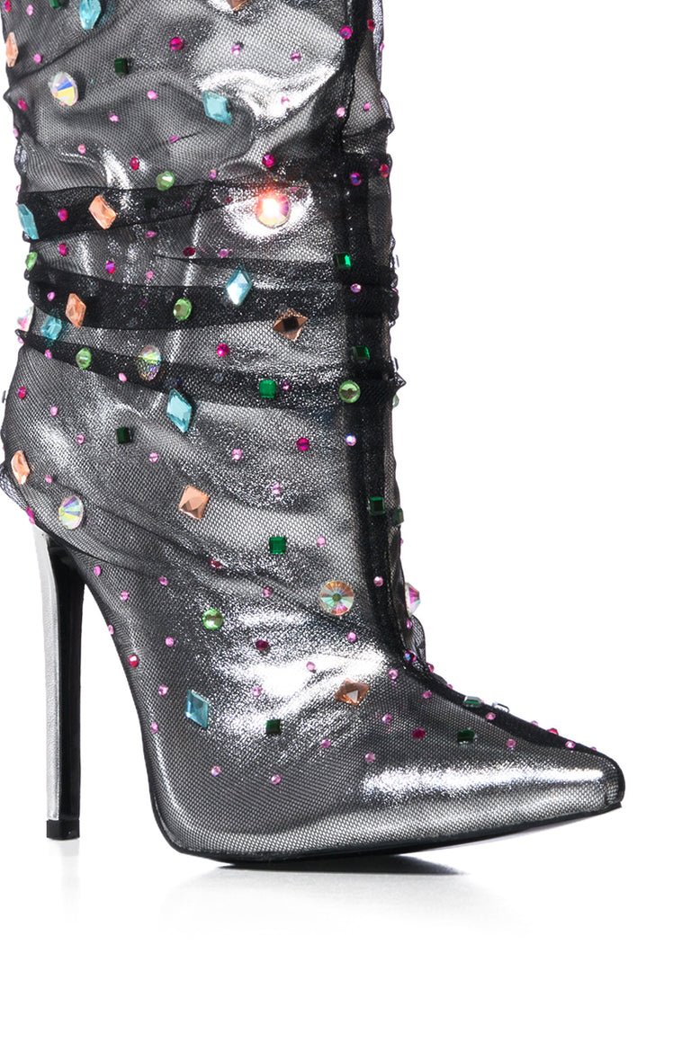 AZALEA WANG LIORA BLACK GEM BOOTIE – AKIRA