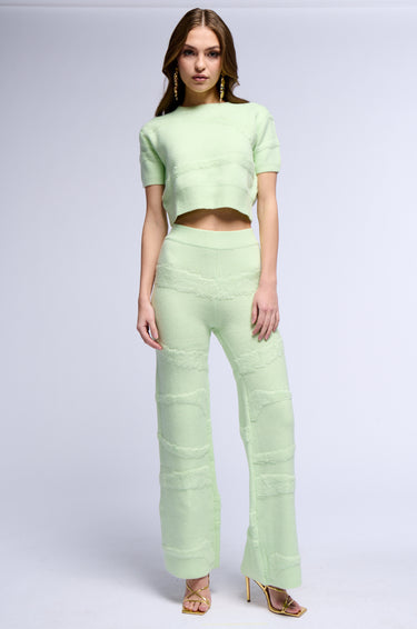 CARISSA COZY KNIT WIDE LEG PANT – AKIRA