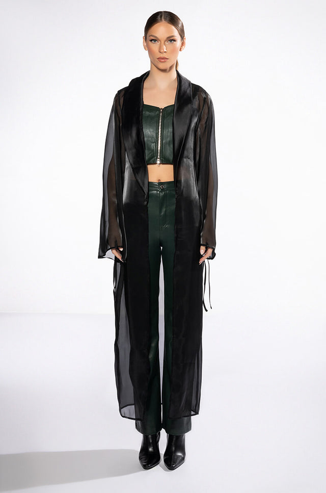 FOR ONCE MESH LONG DUSTER – AKIRA