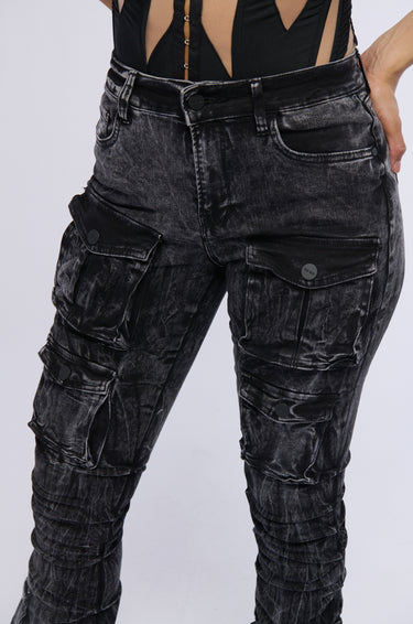 MATRIX HIGH RISE STACKED JEANS – AKIRA