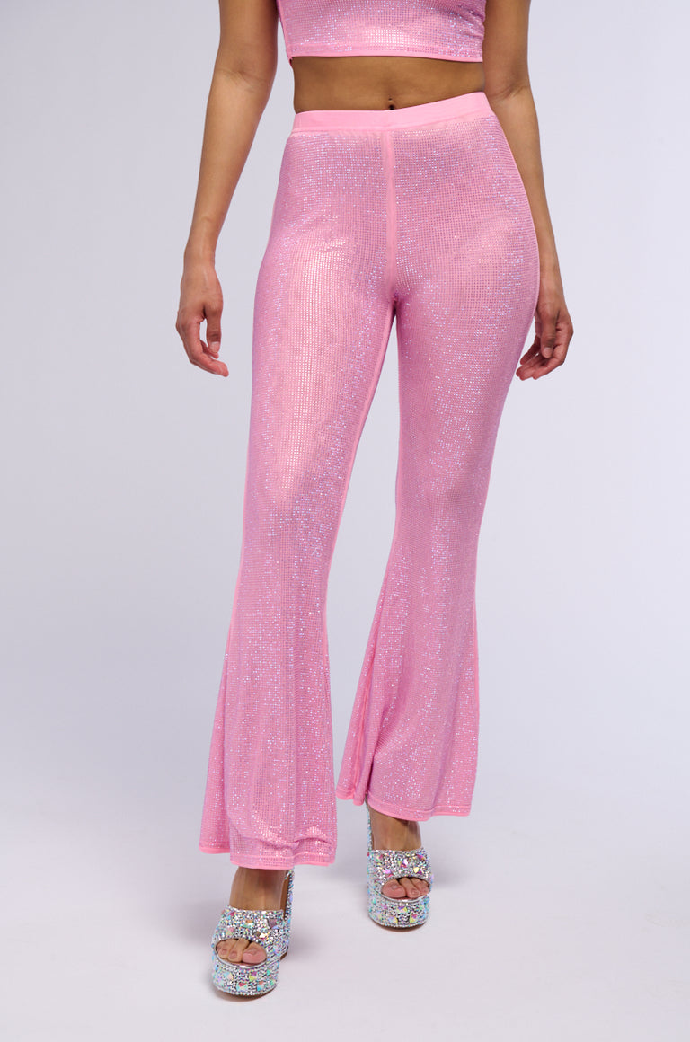 MAXIMUM SHIMMER RHINESTONE PANTS – AKIRA