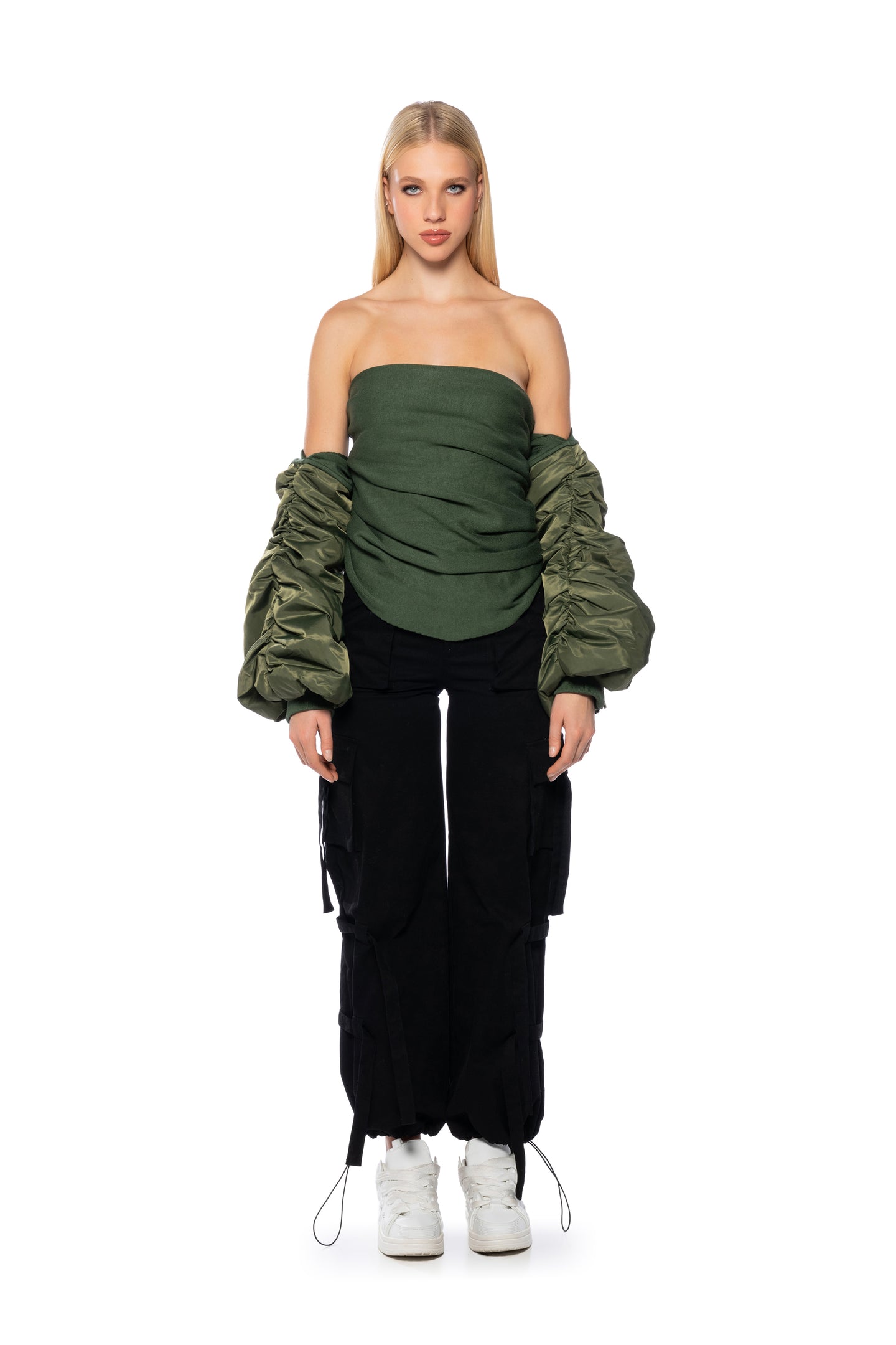 MULTIFUNCTION BOMBER SCARF JACKET – AKIRA