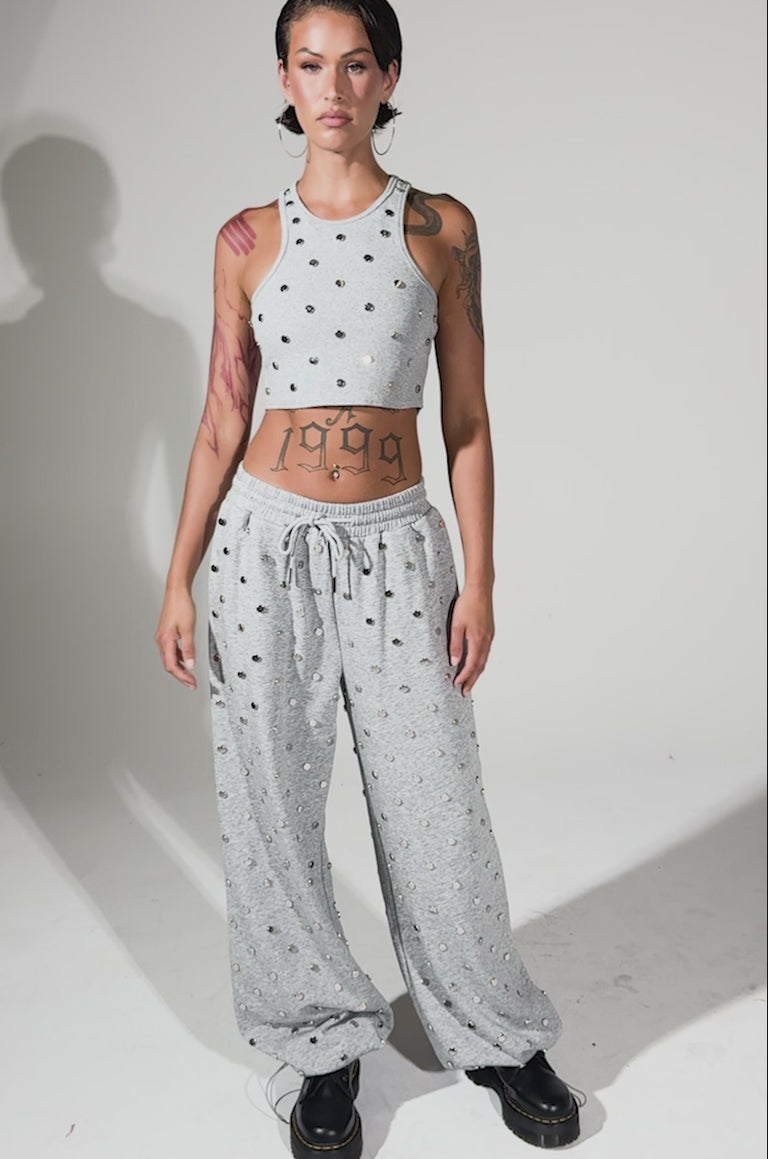 POPPING OFF WIDE LEG JOGGER – AKIRA