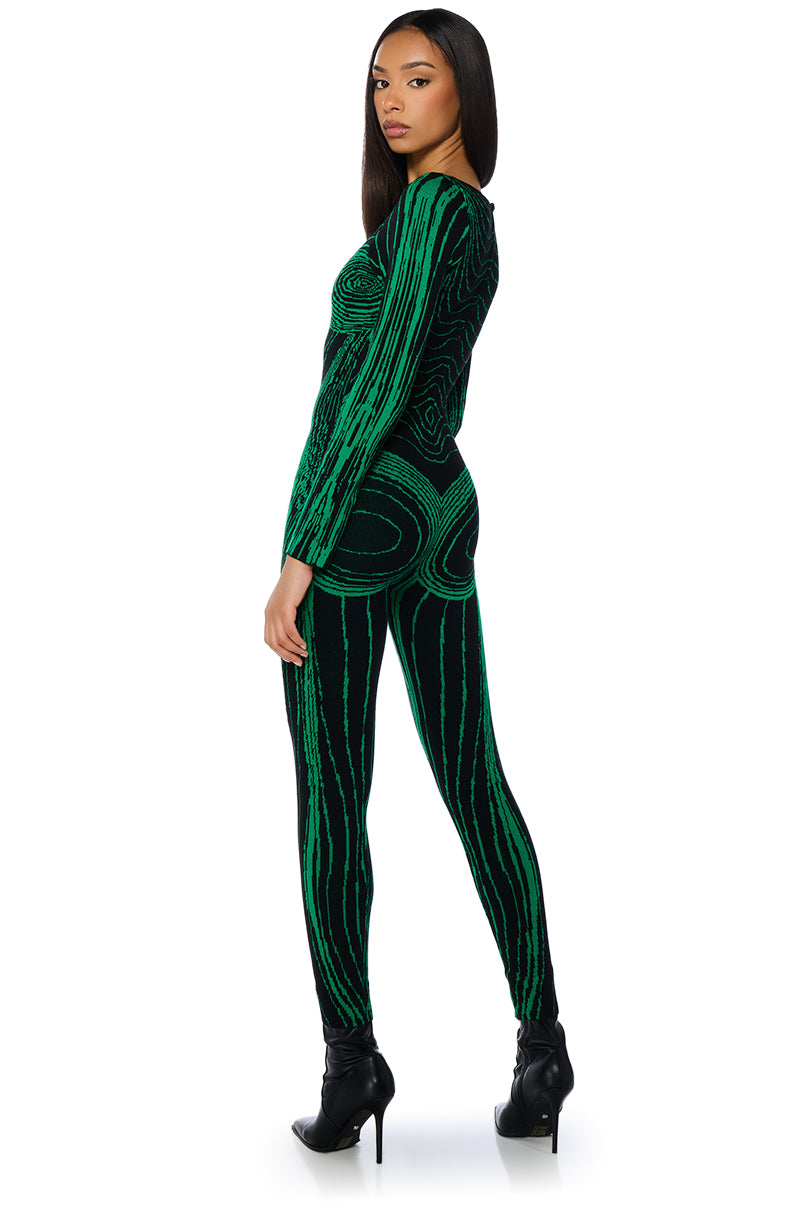 SHOW OFF BODY CONTOUR JUMPSUIT – AKIRA