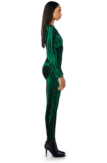 SHOW OFF BODY CONTOUR JUMPSUIT – AKIRA