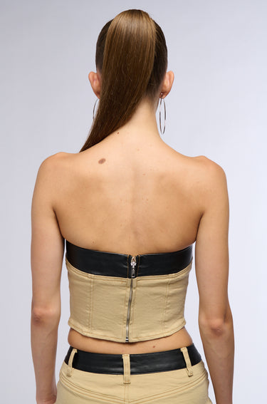 UPGRADE YOU LACE UP CORSET TOP – AKIRA