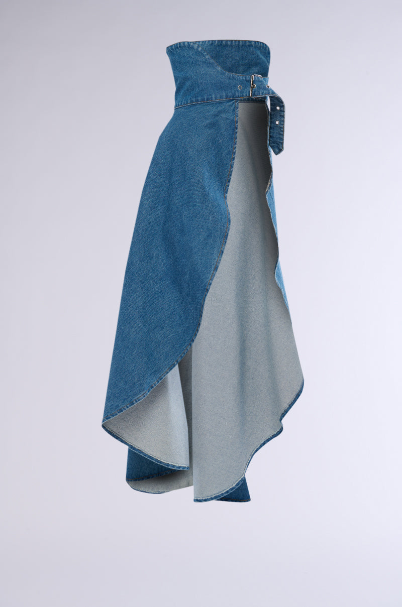 WALK ON THE WILD SIDE DENIM WAIST BELT – AKIRA